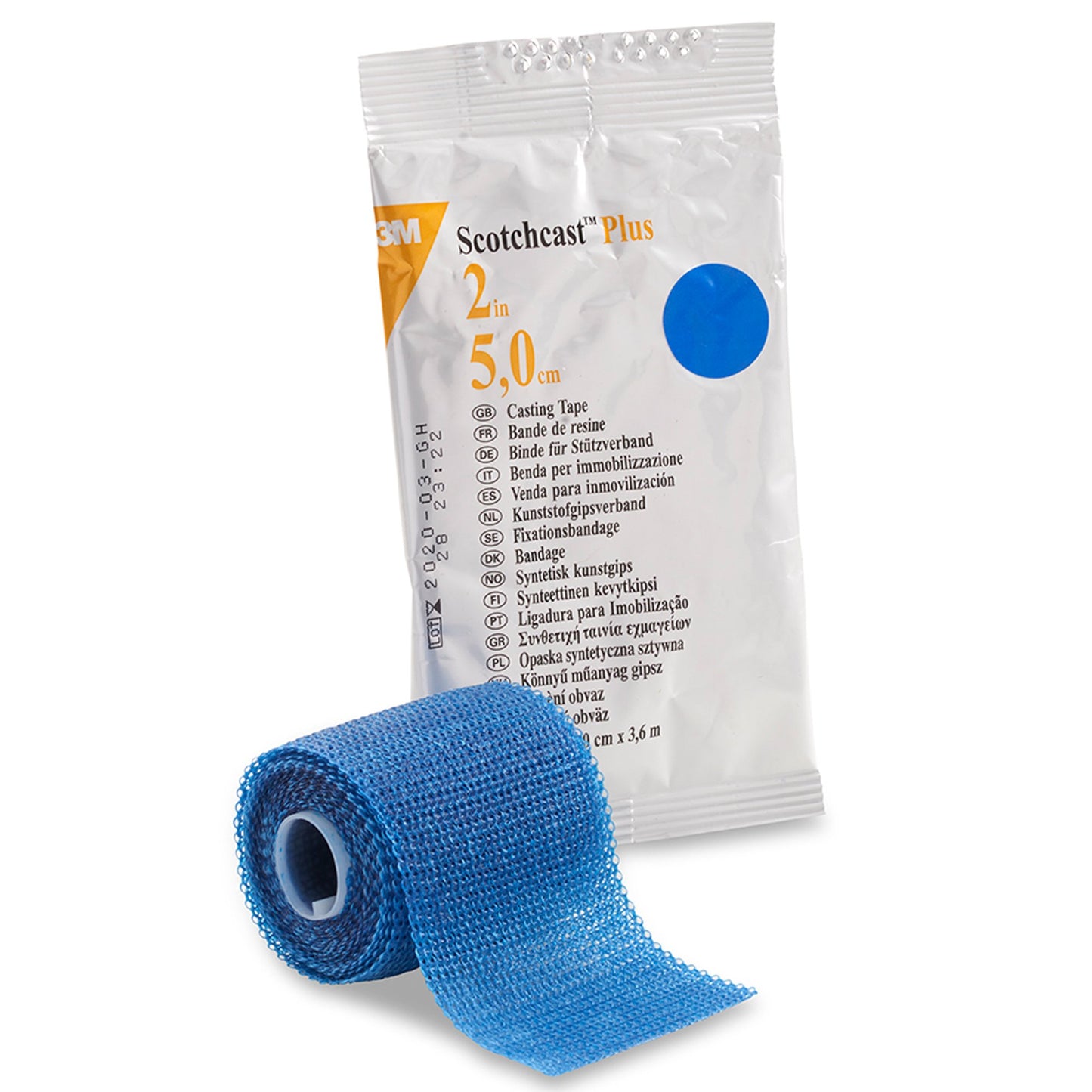 3M™ Scotchcast™ Plus Blue Cast Tape, 2 Inch x 4 Yard – Family Care DME