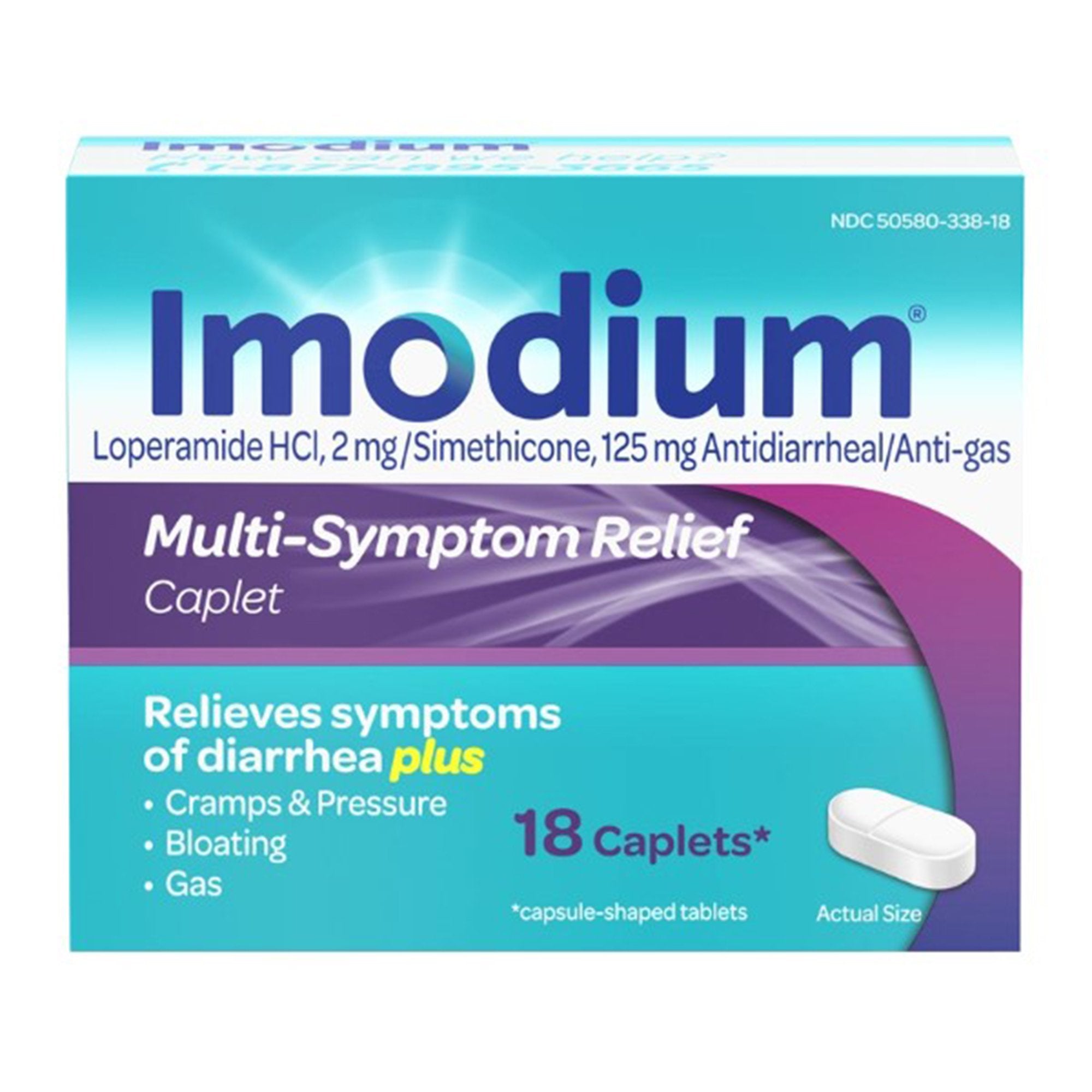 IMODIUM, CAP MULTI-SYMPTOM RELIEF 2MG/125MG (18/BX) – Family Care DME